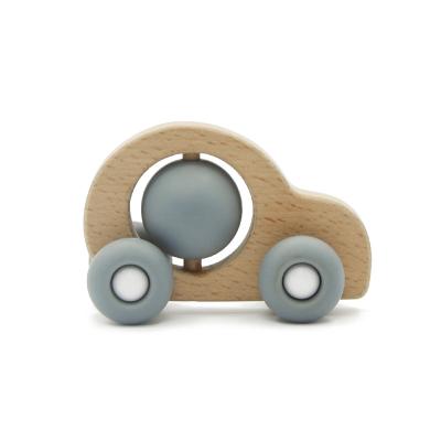Cina Forma gommosa dell'automobile di crepitio mettere i denti del silicone di FDA delle perle del bambino dei bambini in vendita