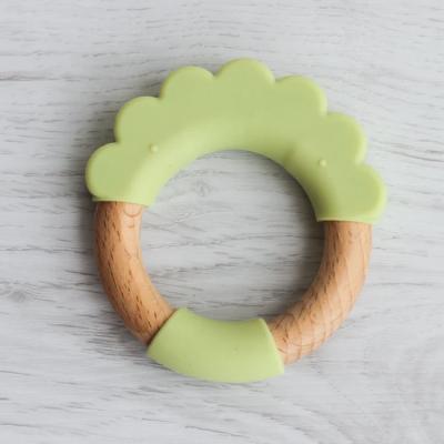 Cina Silicone di legno libero amichevole Teether dei ftalati BPA di Eco BPF per i bambini in vendita