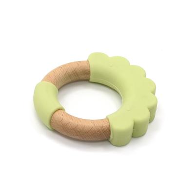 Cina Silicone di legno libero amichevole Teether dei ftalati BPA di Eco BPF per i bambini in vendita