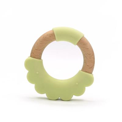Cina Silicone di legno libero amichevole Teether dei ftalati BPA di Eco BPF per i bambini in vendita