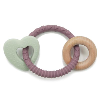 Cina Legno 100% del silicone del commestibile Teether in vendita