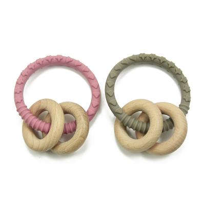 中国 中心のBraceletrの子供のためのチュアブルシリコーン木ティーザー ティーザー 販売のため