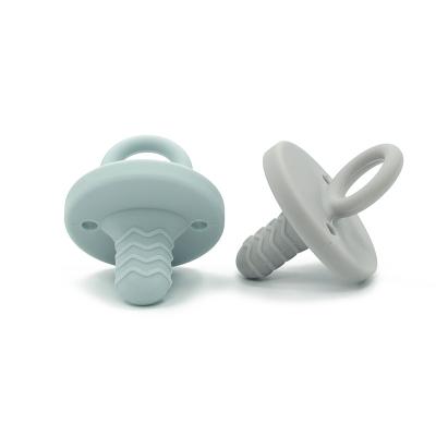 Cina Lattice animale divertente sveglio del ftalato della tettarella del bambino del silicone di 6.2cm ASTM libero in vendita