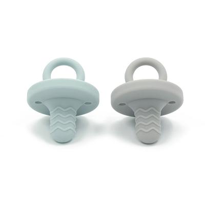 Cina Lattice animale divertente sveglio del ftalato della tettarella del bambino del silicone di 6.2cm ASTM libero in vendita