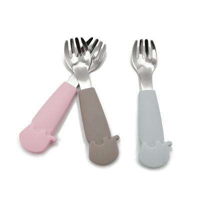 Cina Forcella inossidabile del silicone del bambino EN71 in vendita
