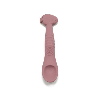 Cina Ftalato igienico del piombo del cucchiaio di autoalimentazione del bambino del silicone LFGB libero in vendita