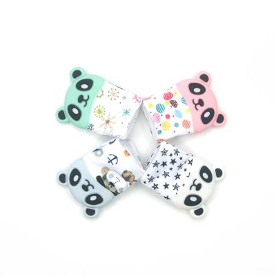 China Kauwt het beschermings Sensorische Silicone ASTM-de Vuisthandschoen Unieke Ontwerpen van het Babytandjes krijgen Te koop