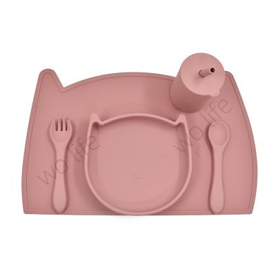 Cina La piastrina di cena multicolore del silicone del CE CPC ha messo BPA libero in vendita