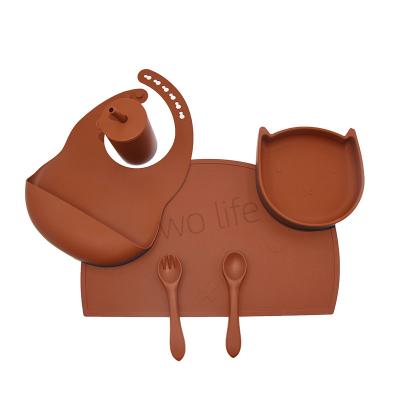 Cina Cassaforte stabilita d'alimentazione di a microonde delle busbane francesi BPA del bambino libero impermeabile del silicone in vendita