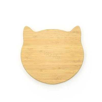 Cina Il Fox di bambù della base di aspirazione dell'insieme del piatto e del cucchiaio del bambino ha progettato i colori su misura in vendita
