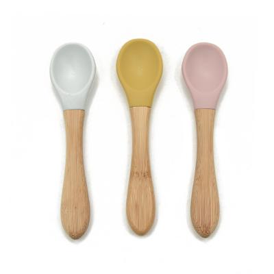 China Gato de bambu da placa 18cm da sução do bebê da criança dado forma com colheres à venda