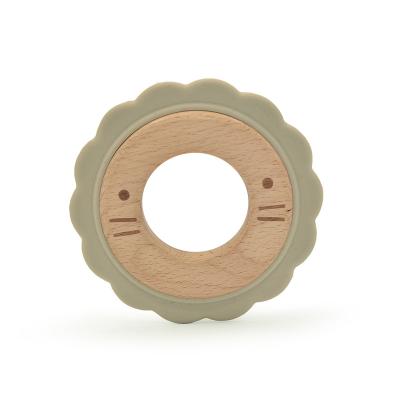 Cina crepitio di legno libero LFGB mettere i denti di 8cm BPA per i bambini in vendita