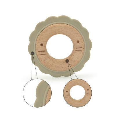 Cina crepitio di legno libero LFGB mettere i denti di 8cm BPA per i bambini in vendita