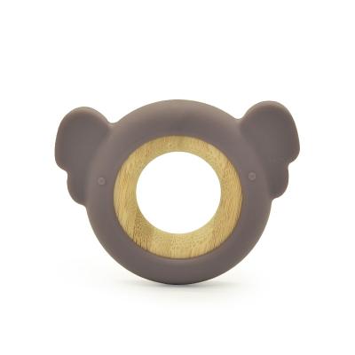 Cina La koala di legno naturale di Teether del silicone di NUBY modella BPA libero in vendita