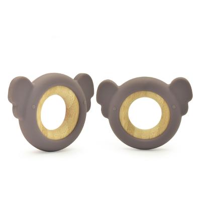 Cina La koala di legno naturale di Teether del silicone di NUBY modella BPA libero in vendita