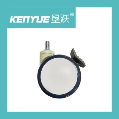 中国 White3インチTPRの物質的なトロリー足車の病院の医学的用途 販売のため