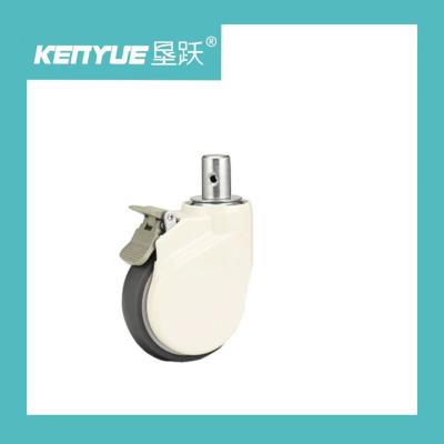 中国 病院は特別なABS材料を医学5つのインチの足車の白い病院捧げた 販売のため