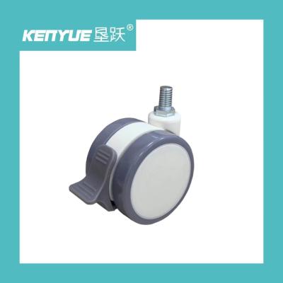 中国 実用的な医学のカートの足車オフホワイト病院で使用される3インチ 販売のため