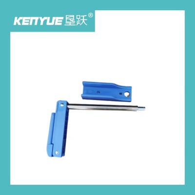 Cina Manovella del letto di ospedale dell'ABS per il blu manuale di colore del letto di ospedale in vendita