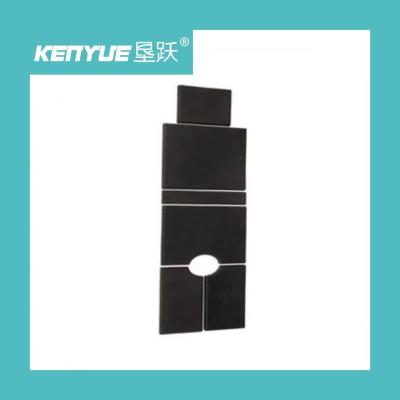 Κίνα Μαύρο μαιευτικό στρώμα 30*8mm 25*6mm PU επιτραπέζιων εξαρτημάτων για το νοσοκομειακό κρεβάτι προς πώληση