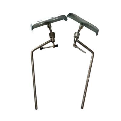 Cina Accessori materiali del letto di consegna del metallo dell'unità di elaborazione di resto di gamba del ferro di ostetricia dell'ospedale in vendita