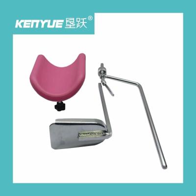 Cina Gamba di lusso rosa materiale dell'unità di elaborazione del metallo riposare le parti ginecologiche della sedia in vendita
