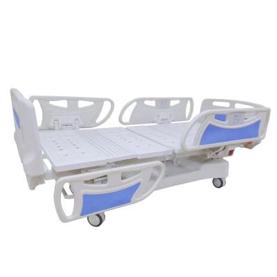 China Adjustable Blue Electric Hospital Nursing Bed 770mm Five Function With Cover for sale