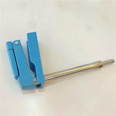 Cina Manovella del letto di ospedale dell'ABS per il blu manuale di colore del letto di ospedale in vendita