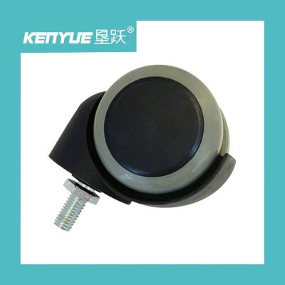 Китай 2-дюймовые больничные кастеры черные специальные аксессуары ПУ материал продается