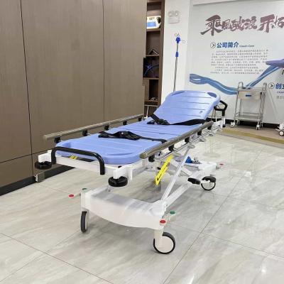 China Emergency Stretcher Trolley Hydraulic Emergency Trolley Medical Product Wheelchair transfer bed for sale