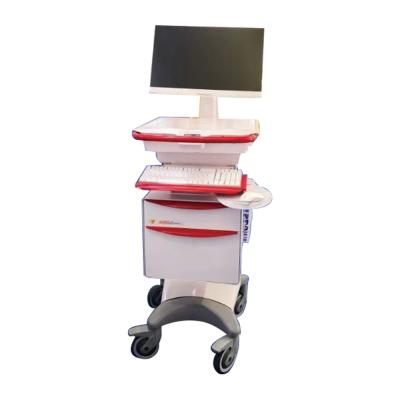 China Adjustable Computer Stands Carts ABS Mobile With Working Table Height  890mm-1290mm for sale