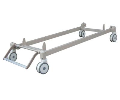 China Central Brake System Medical Grade Casters 6 Inch Aluminum Alloy for sale