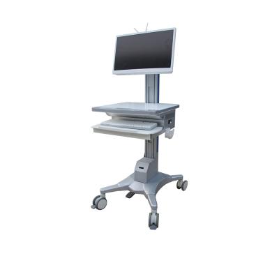 China Nursery Computer Workstation Trolley Integrated With Battery Table Thickness 12mm for sale