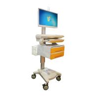 China Integrated Computer Workstation Trolley With Working Table for sale