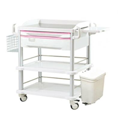 China ABS Medical Procedure Trolley Hospital Emergency Ward Equipment Trolleys Medical for sale