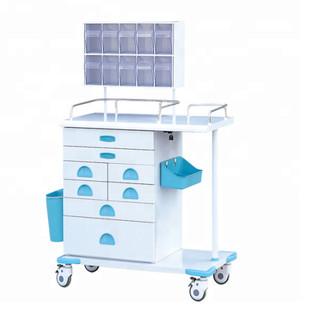 China Detachable Multi-Purpose Anesthesia Trolley Equipment With Silent Wheel Medical Dressing Trolley for sale