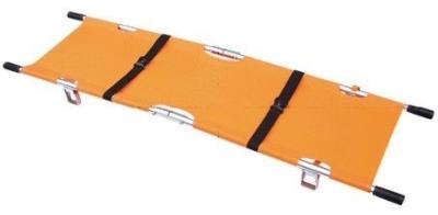 China Aluminum alloy material orange ambulance special emergency stretcher car for sale
