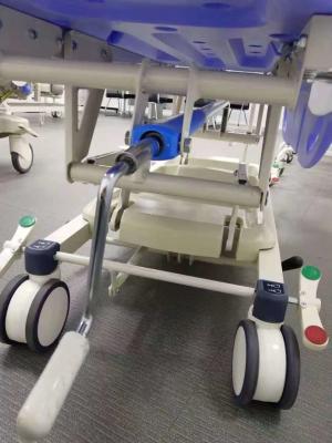 China Emergency PatientTransfer CartRotating Side Rails Central Casters 150mm Patient Transfer Stretcher for sale