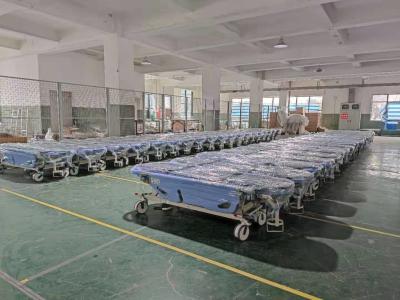 China Emergency PatientTransfer CartRotating Side Rails Central Casters 150mm Patient Transfer Stretcher for sale