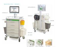 China Computer Medication Carts For Hospital Workstation Trolley Electrically for sale