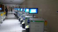 China Computer Medication Carts For Hospital Workstation Trolley Electrically for sale
