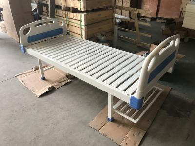 China Single function Medical Use Manual Hospital Bed One  Cranks Without Castors for sale