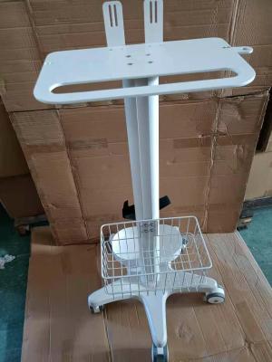 China White medical computer workstation cart for monitoring hospital for sale