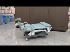 (Premium Auto-Paper Dispensing Gynecological Bed - Electric Height/Trendelenburg Aanpassing met Steriele Papierrol)