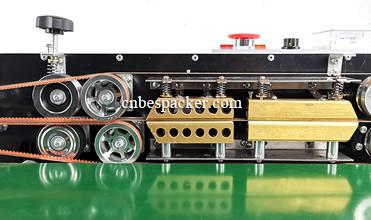 China Continuous Band Automatic Sealing Machine 110V/220V Horizontal for sale