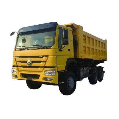 China Goedkope vernieuwde Sinotruk Howo 375HP 6x4 dumper met handgeschakelde versnellingsbak Te koop