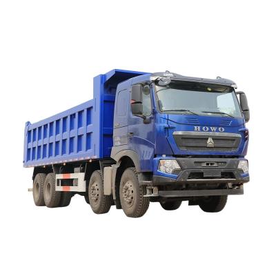 China Gebruikte HOWO 440 pk 8X4 dumptruck met een laadvermogen van 30 ton en een vrachttank van 7,6x2,35x1,5 m Te koop