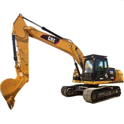 Cina CAT320D2 Escavatore usato con capacità del secchio di 0,8 m3 e motore originale CAT C6.4ACERT in vendita