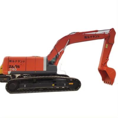 Cina 90% ZX240 usato Hitachi escavatore con motore originale e sistema idraulico conveniente in vendita