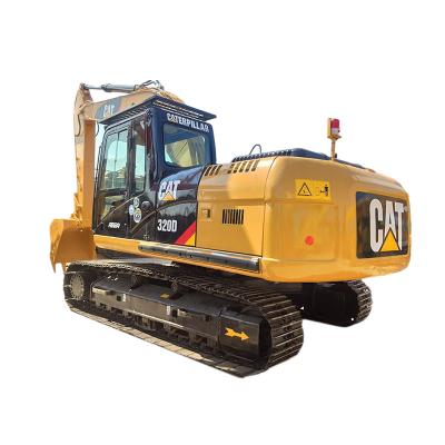China 103kw 320D graafmachine 20 ton Gebruikte Caterpillar Crawler graafmachines met 410L brandstoftank Te koop